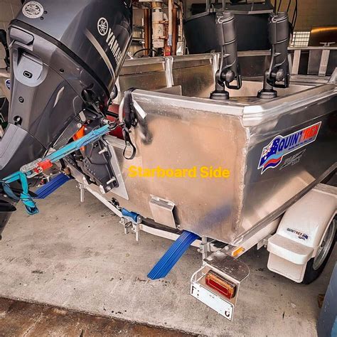 Transducer Bracket Weld On Aluminium Jareds Tinnie Mods