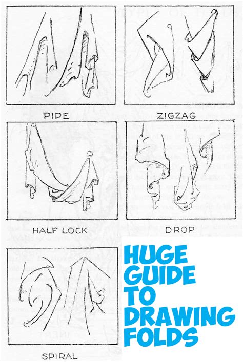 Drawing Clothes And Folds How To Draw Fabric Creases Clothing Fold