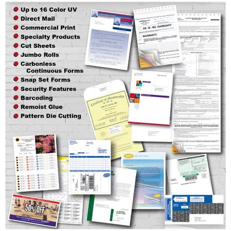 Custom Specialty Forms Designsnprint