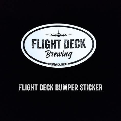 Bumper Sticker Add On — Flight Deck Brewing