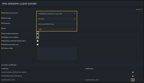 Opnsense Openvpn Instance Remote Access Ssltls User Auth Sysadmin102™