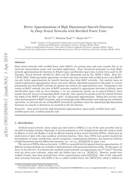 pdf better approximations of high dimensional smooth functions by