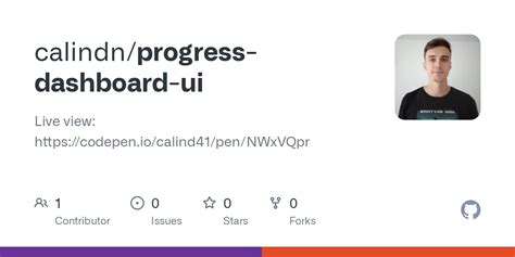 Github Calindnprogress Dashboard Ui Live View Calind41pennwxvqpr