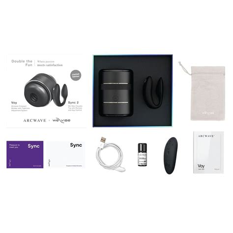 Arcwave X We Vibe® Limited Edition Double The Fun Kit Black Bms