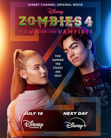 Disneys Zombies 4 Dawn Of The Vampires Character Posters Released