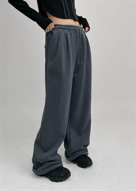 블랙업 1천장판매 Made 릭키 기모 투웨이 밴딩팬츠