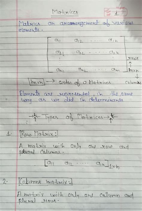 SOLUTION Matrix Pdf Studypool