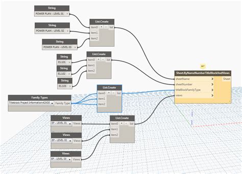 Creating Multiple Sheets Based On Views Revit Dynamo