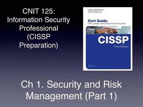 Ch1pptx Chapter 1 Of Cissp Ch1pptx Chapter 1 Of Cisspch1pptx Chapter