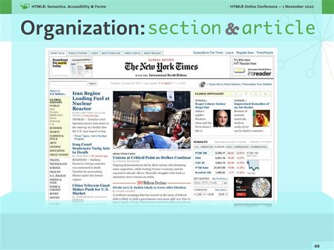 Ppt Html5 Semantics Accessibility And Forms Carsonified Html5 Online