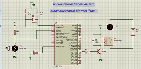 Automatic Control Of Street Lights Using Microcontroller