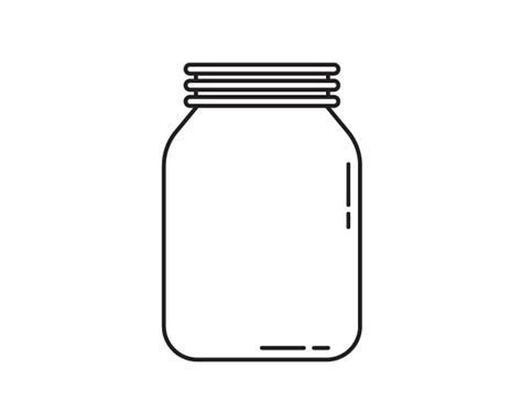 Jar Svg Mason Jar Svg Mason Jar Png Jar Cut File Jar Clipart Mason Jar Illustration Mason