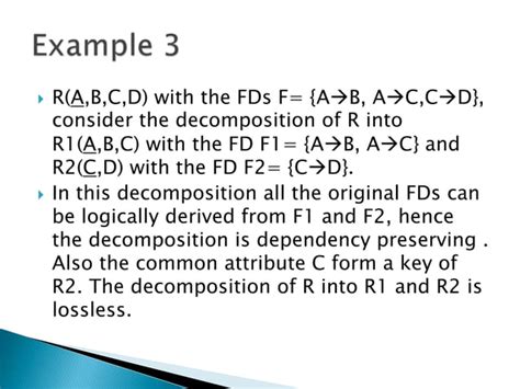 Decomposition Methods In Dbms Pptx