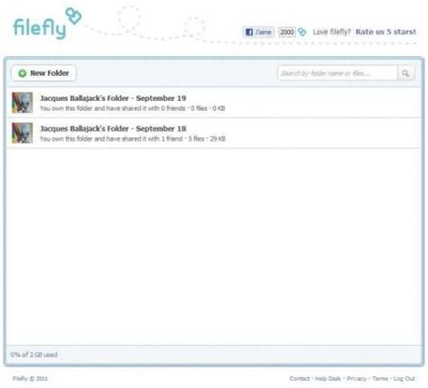 Facebook Filefly Partage Fichier Les Infos De Ballajack