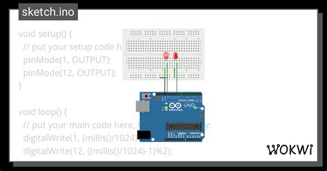 Alternating Wokwi Esp32 Stm32 Arduino Simulator