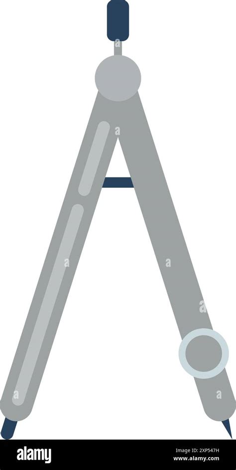 Geometry Compass Tool Math Science Color Icon Stock Vector Image And Art Alamy