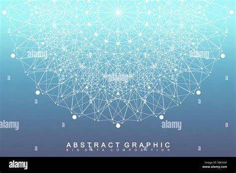 Graphic Abstract Background Communication Big Data Visualization Perspective Backdrop With