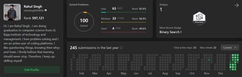 Rahul Singh On Linkedin Connections Leetcode Badges Coading