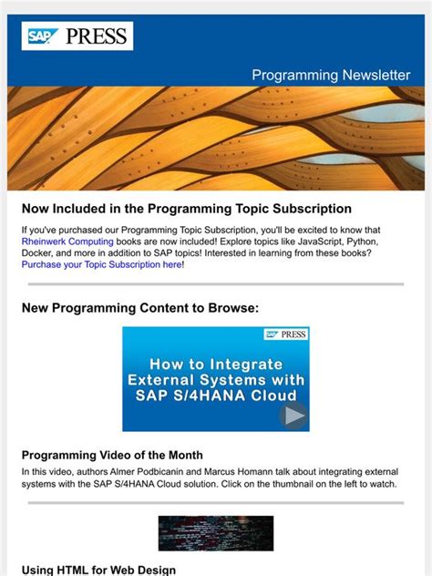 Sap Press See How To Get Started With Html Explore Full Stack