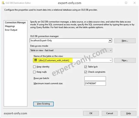 Create A Simple Ssis Data Flow Integration Services