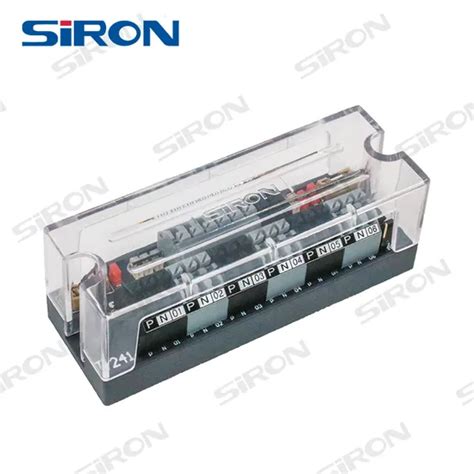 Siron T Pin I O Terminal Block Connector Spring Connecting Terminal With Transparent
