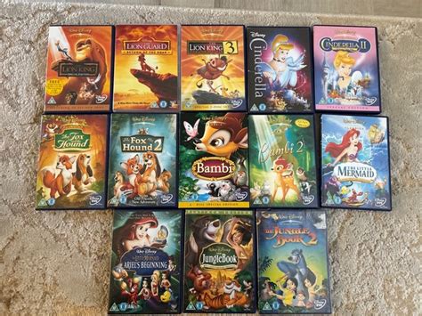 Disney Dvd Bundle X13 Disney Classics And Sequels Lion King Bambi