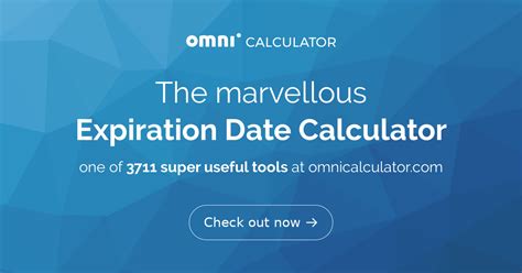 Expiration Date Calculator