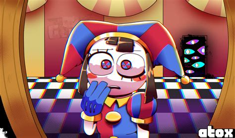 Tadc Pomni Scene Re Draw By Atoxbcc On Deviantart