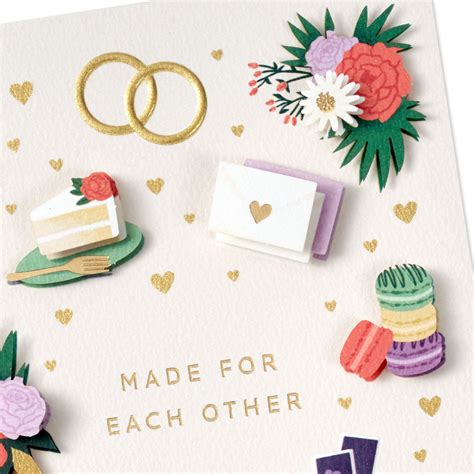Made For Each Other Wedding Card Hallmark