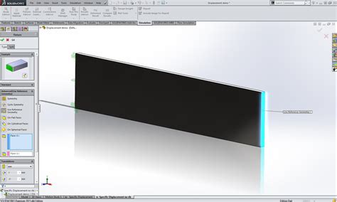 Solidworks Simulation Using Specific Displacement In Design Goengineer