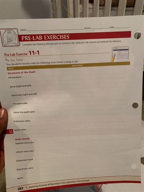 Solved Section Date Name Pre Lab Exercises Complete The