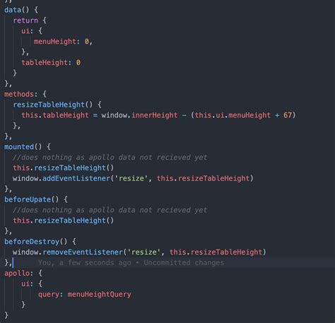 Vuejs Vue Apollo Best Practice For Responding To Query Data Once