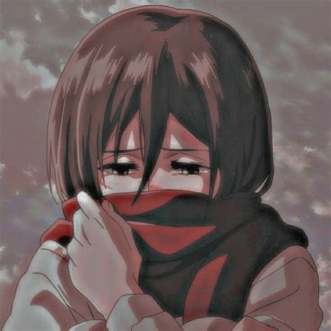 Mikasa Pfp Icon Cute Couple Drawings Eren And Mikasa Attack On