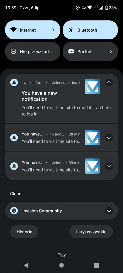 Suggestion Push Notification And List Of Notifications Feedback Invision Community