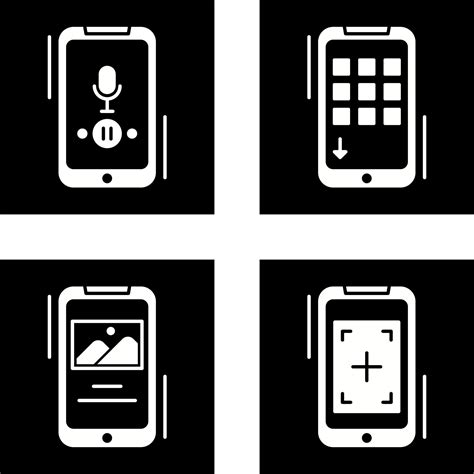 Voice Record And Device Icon Vector Art At Vecteezy