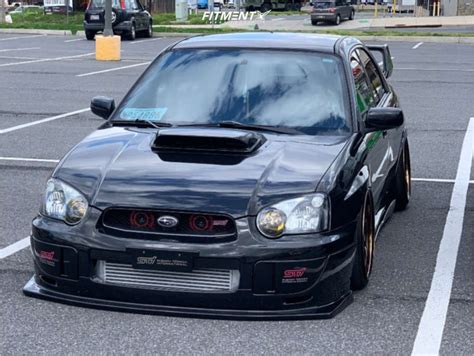 2005 Subaru Wrx Sti Base With 18x95 Work Meister S1 3p And Federal