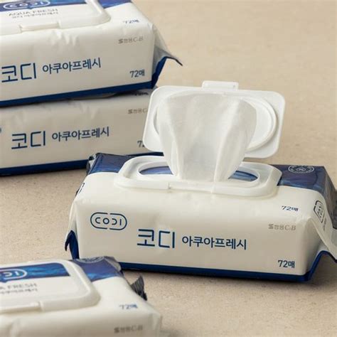 아쿠아프레시 물티슈 캡 72매4입 Ssgcom