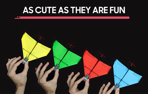 powerup dart app controlled paper airplane