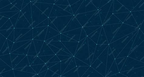 Premium Vector Abstract Technology Geometric Polygonal Mesh Lines Background Abstract Network