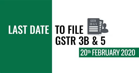 GSTR B And GSTR Filing Deadline To End On Th February SAG Infotech