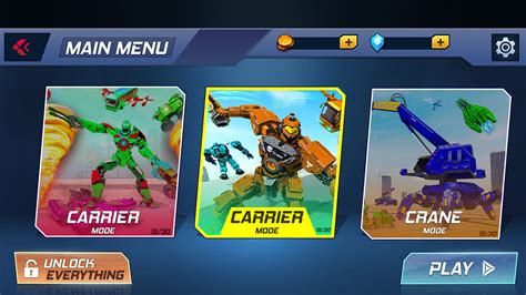 Robot Game UI On Behance