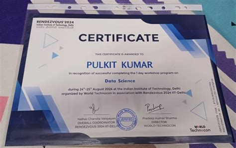 Yesterday Ive Attended Data Science Workshop In Iit Delhi It Was A