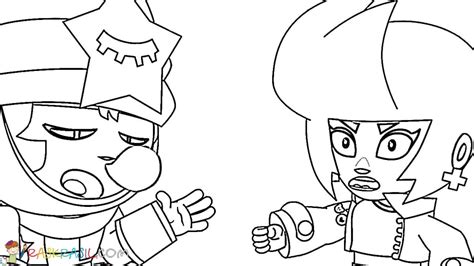 Dibujos Para Colorear Sandy Imprimir Brawl Stars Character En Línea