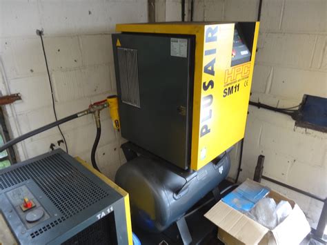 HPC SMII Pulsair Screw Compressor Reciever And TA Dryer Unit St Machinery