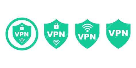 Premium Vector Shield Vpn Flat Vector Icons Lock With Vpn Icons On White Background Safe