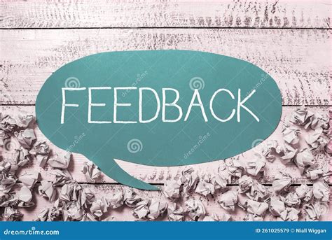 Conceptual Display Feedback Business Approach Transmission Of Evaluative Or Corrective