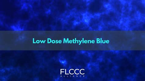 Low Dose Methylene Blue Independent Medical Alliance