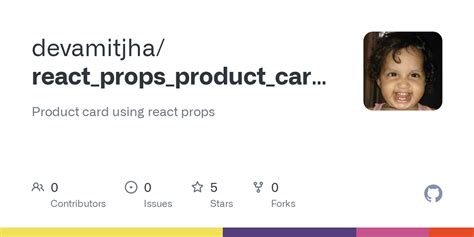 Github Devamitjhareactpropsproductcard Product Card Using React