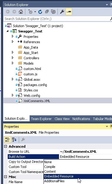 nuget class library with all models not getting xml comments for
