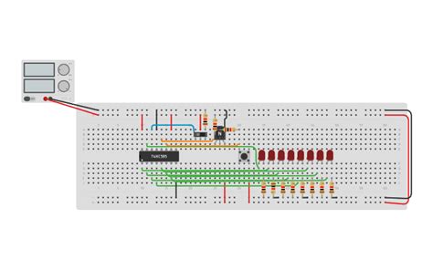 Circuit Design 8 Bit Shift Register Manual Tinkercad